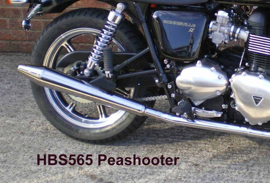 2009on NORMAN HYDE TOGA CHROME PEASHOOTER SILENCER PAIR TO FIT CAST ...