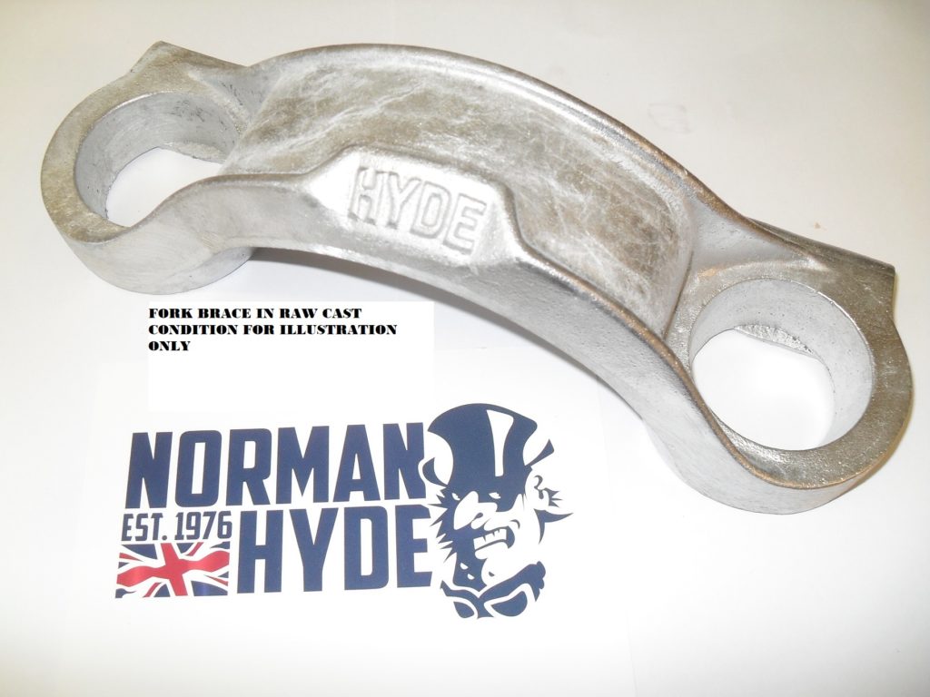 FORK BRACE TRIUMPH TWINS AND TRIPLES WITH DISC FORKS - Norman Hyde