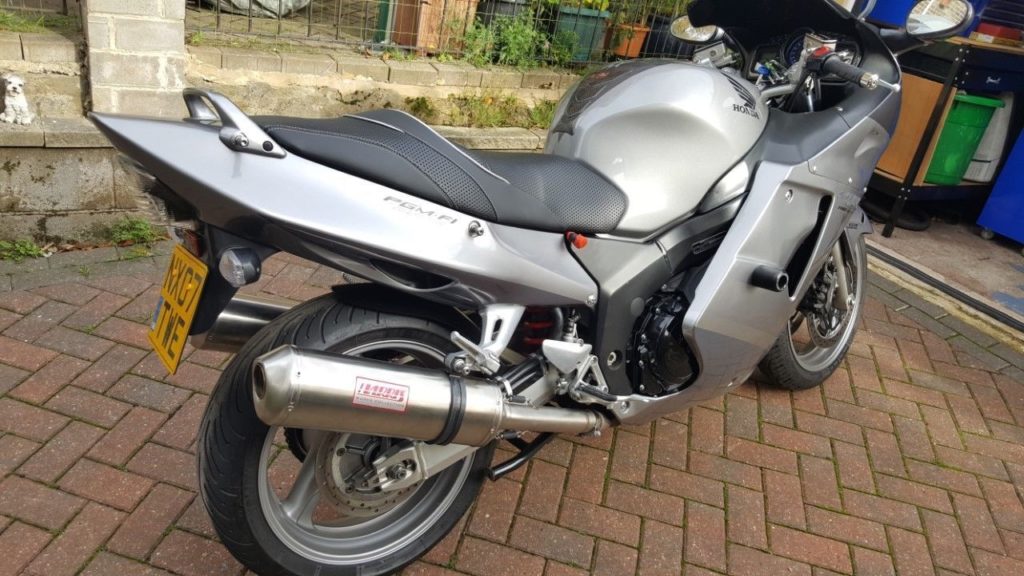 HARRIS WORKS COLLECTION STAINLESS DUAL SLIP-ONS FOR HONDA CBR1100XX ...