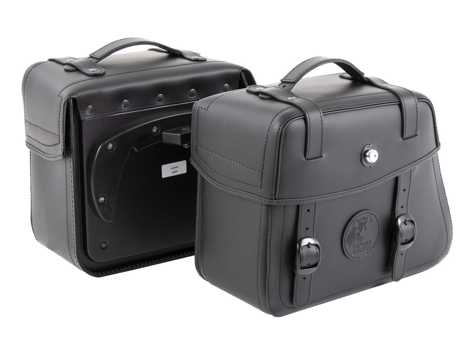 Hepco & Becker Rugged Leather Bag Set for C-Bow Holder - Norman Hyde