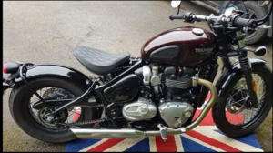 Triumph Bobber/Speedmaster 1200 Brushed Stainless Slip-on exhausts ...